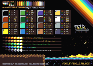 Retro Game Colour Palettes And Tools – Stuart's Pixel Games